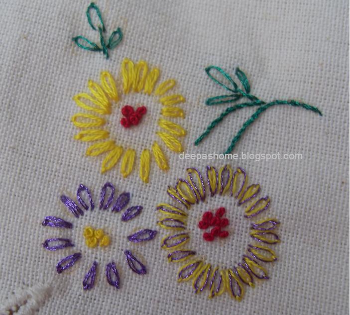 Stitching small flowers? - Try this method!!