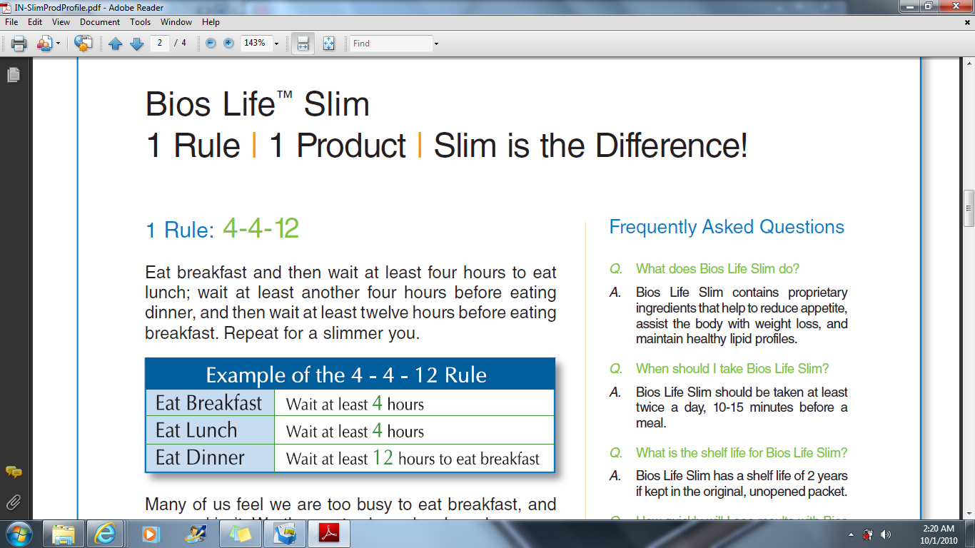 BIOLIFE - SLIM (Make life better)