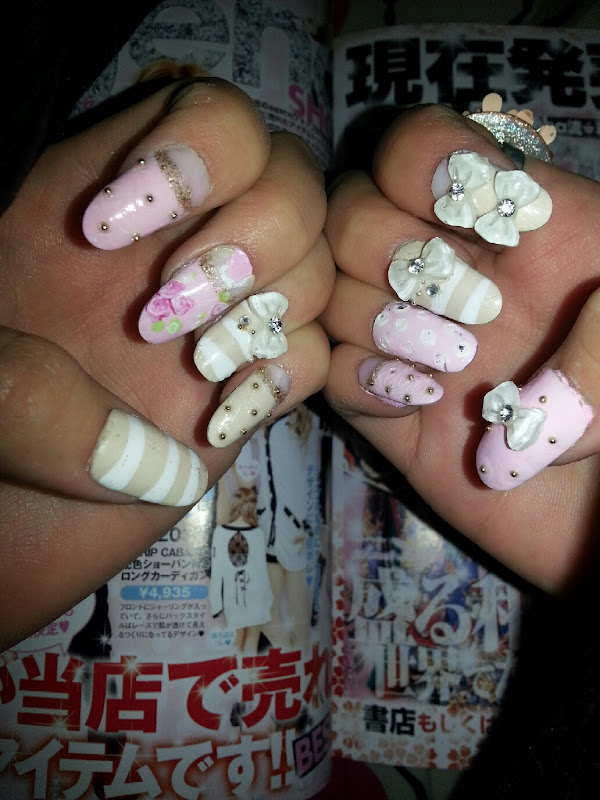 3rd Day: My DIY Gyaru Nails ☚ ☚ ~ ★GyaruCutie☆