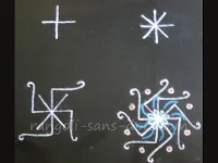 Easy rangoli designs - beginners