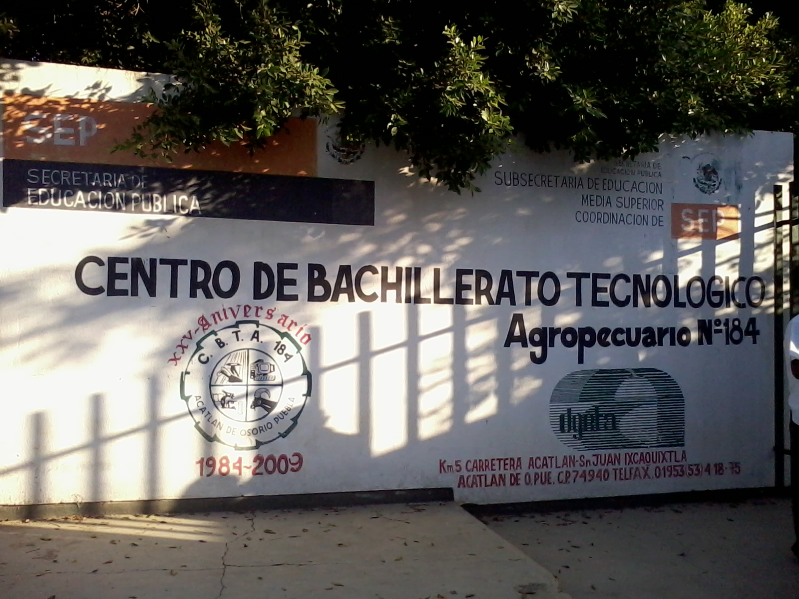 CENTRO DE BACHILLERATO TECNOLÓGICO AGROPECUARIO N.184