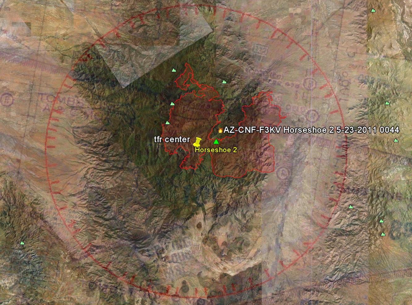The Sky Gypsies: Visual Representation of Horseshoe 2 Fire TFR