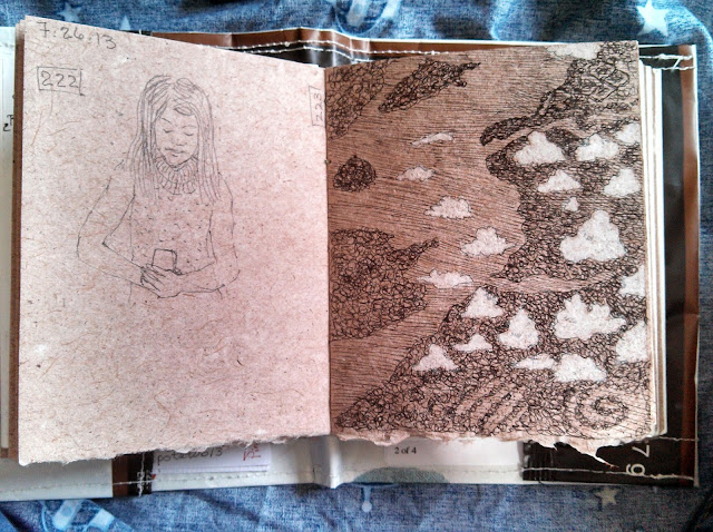 Piecework Wallets & Things: drawing in Maplewood