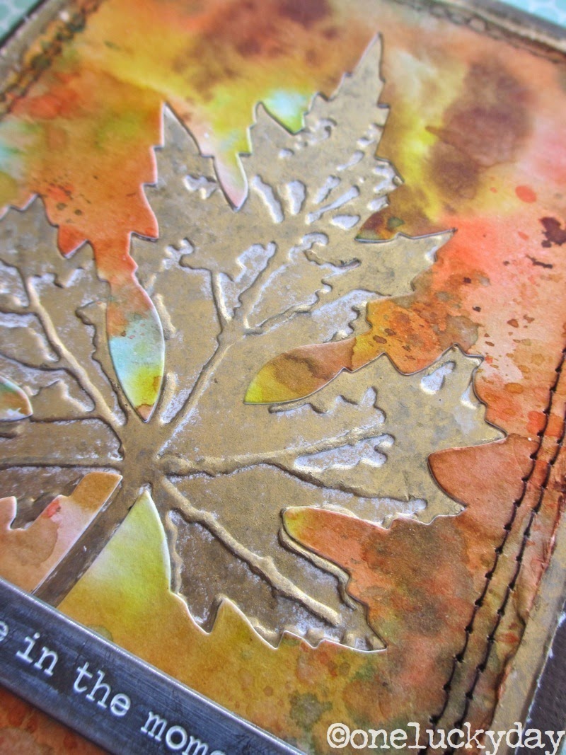 One Lucky Day: Layered Leaf Card