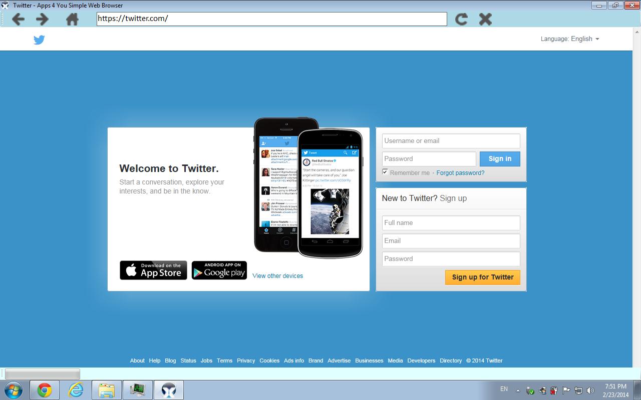 Apps 4 You: Apps 4 You Simple Web Browser