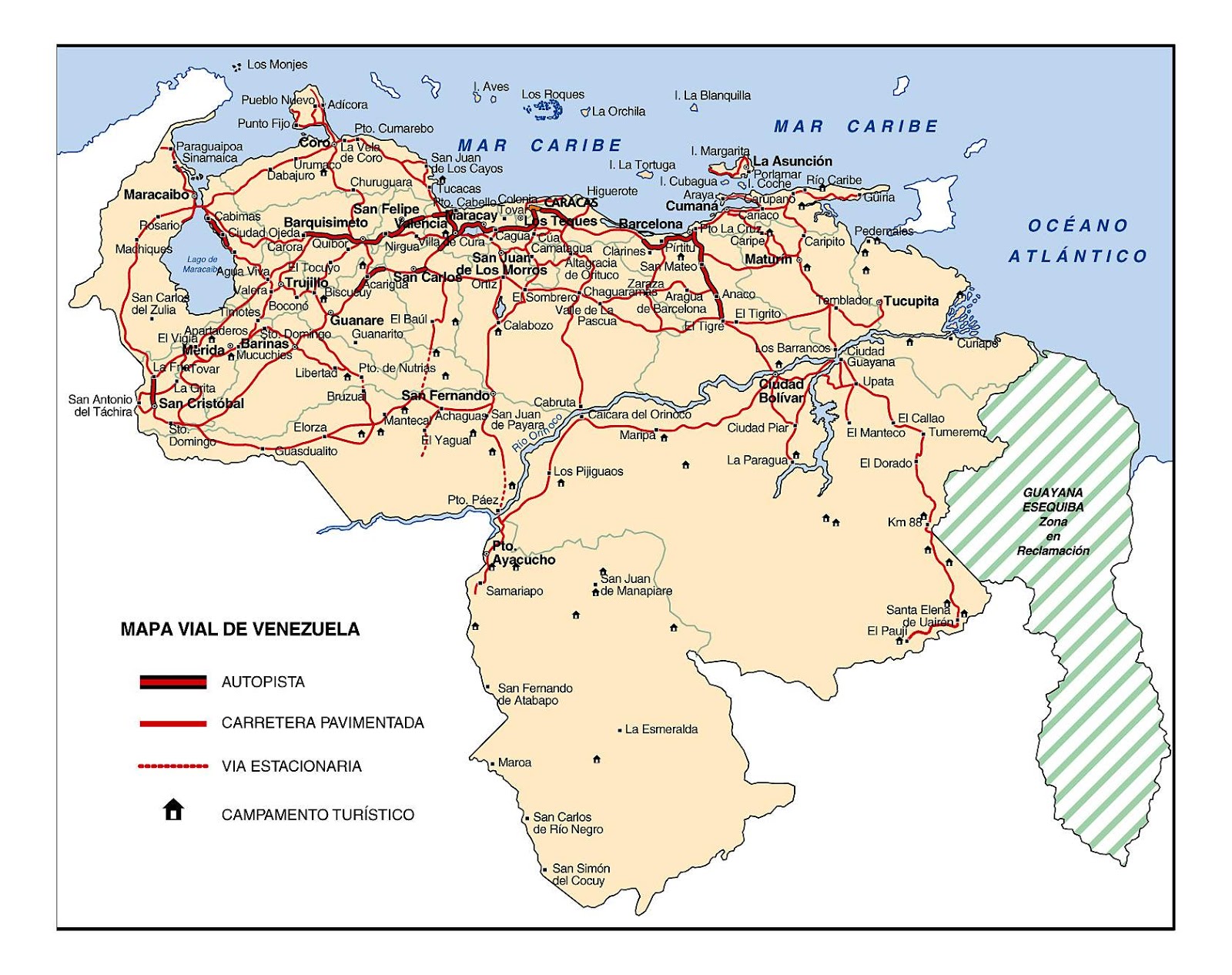 Mapa de vezuela - Imagui