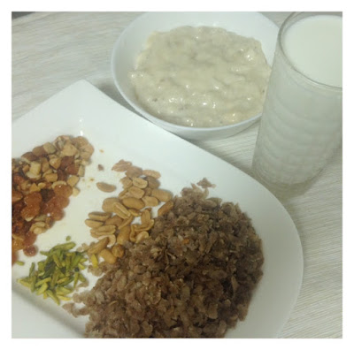 AVIL MILK SHAKE / RICE FLAKES MILK SHAKE - EASY DESSERT / HEALTHY DRINK