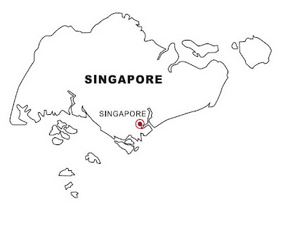 Singapore Map Coloring | COLOR AREA