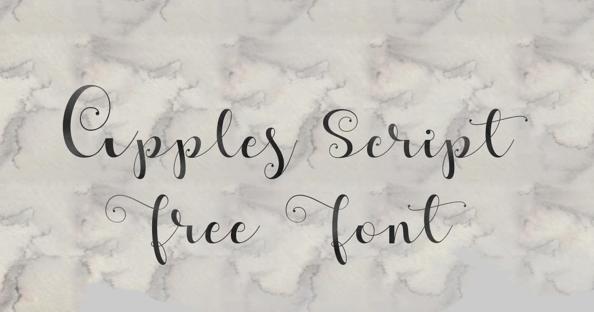 DLOLLEYS HELP: Apples Script Free Font