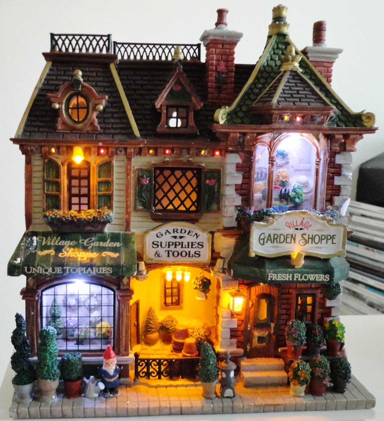 Our Growing Miniature Christmas Town Collection