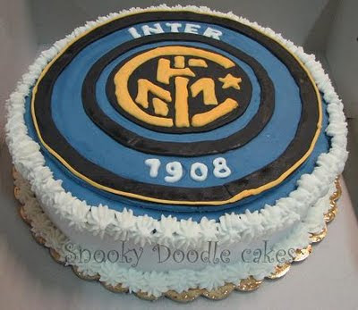 Snooky doodle Cakes: Inter Logo cake
