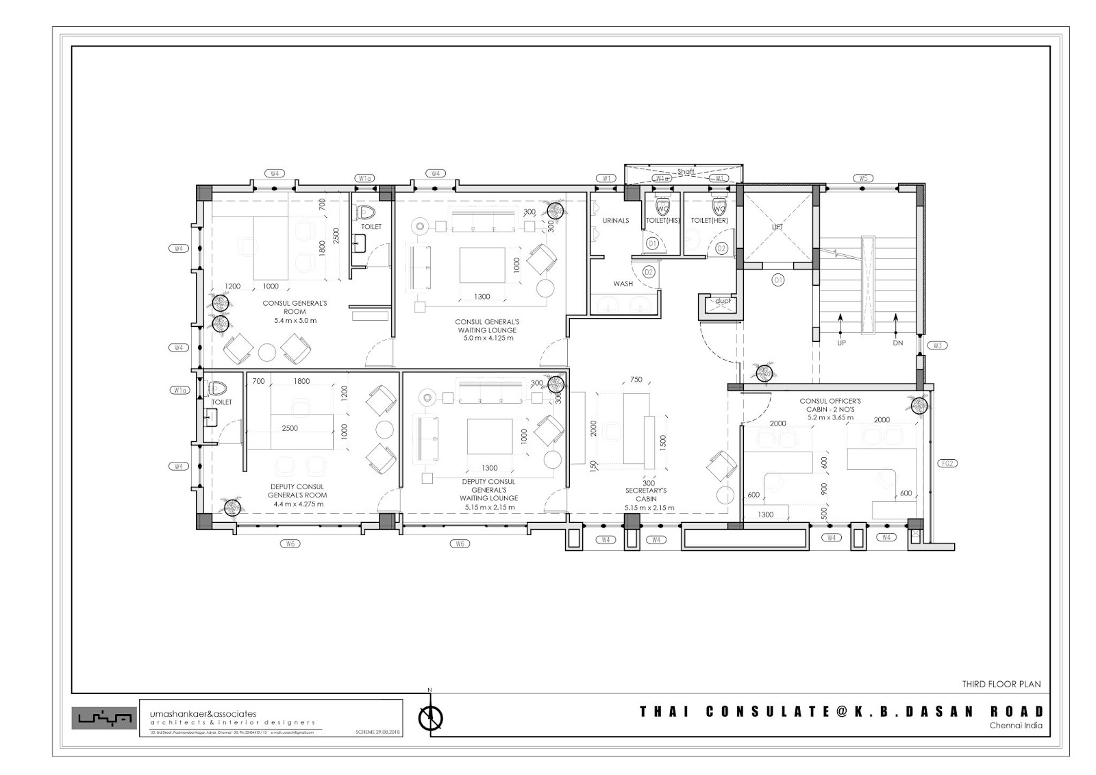Thai Consulate Design @ KB Dasan Road, Chennai