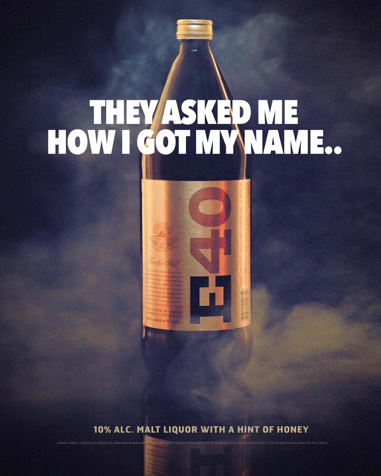 Drink Beer Everyday Daily Blog : It's official E 40 beer coming soon ...