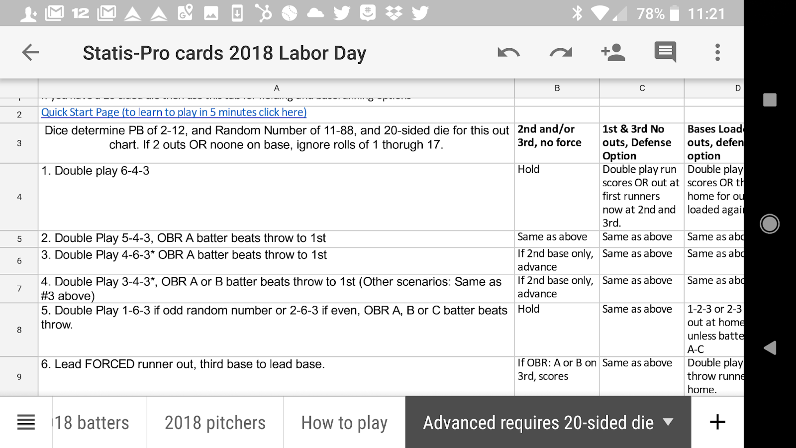 PudnerSports.com: Free Statis-Pro Baseball Cards for all 30 Teams AND ...