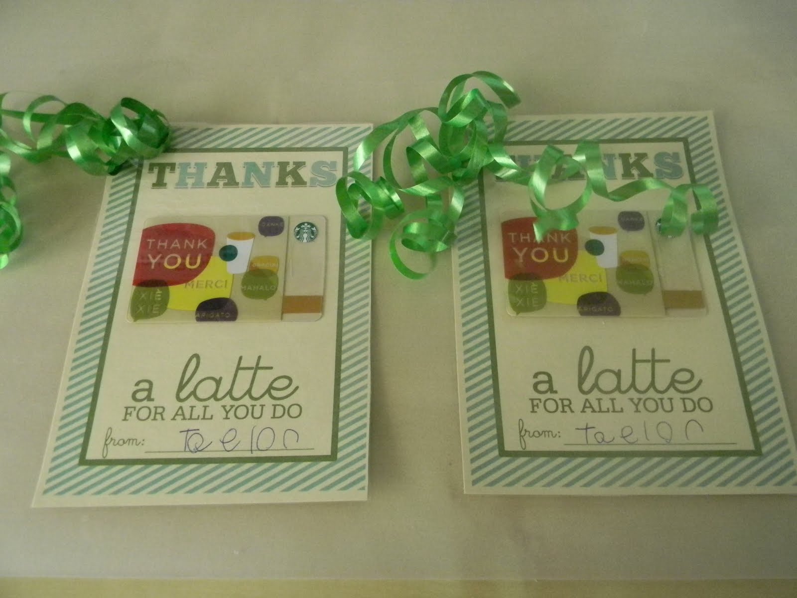 Simply Crafty: Thanks a Latte . . Teacher Appreciation