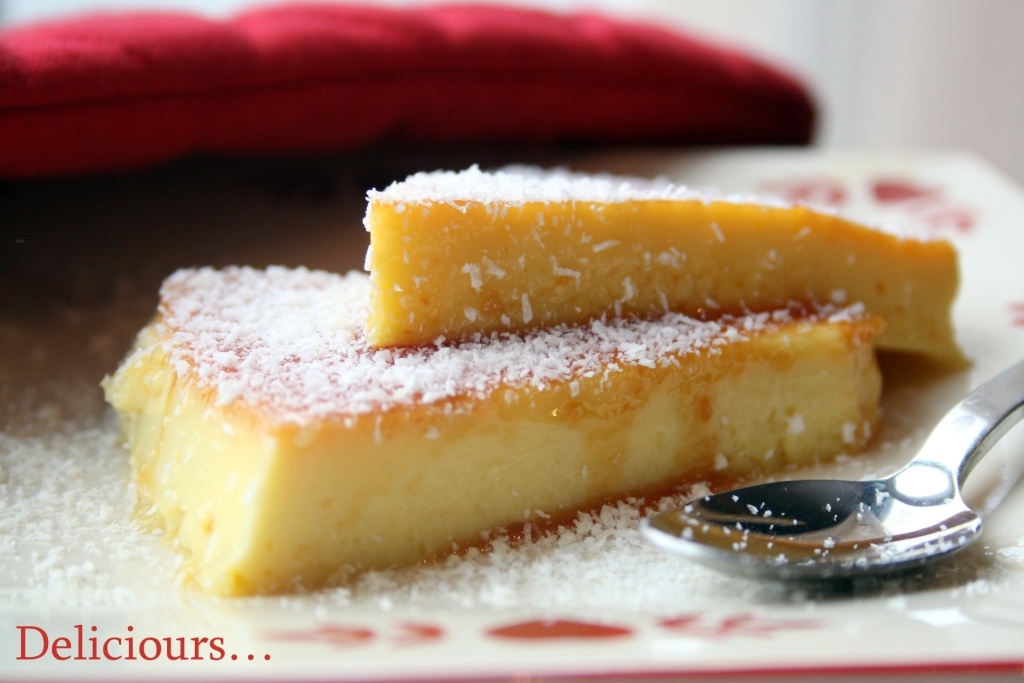 Deliciours...: Flan au lait de coco