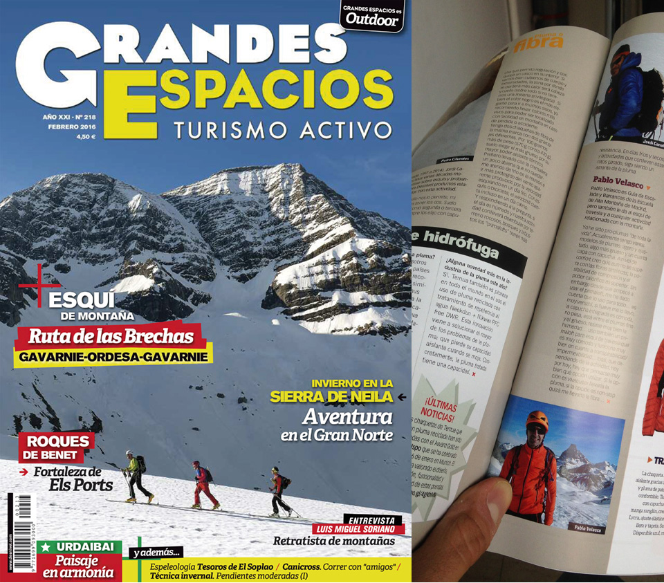 Pablo Velasco. Guía de Alta Montaña: Medios