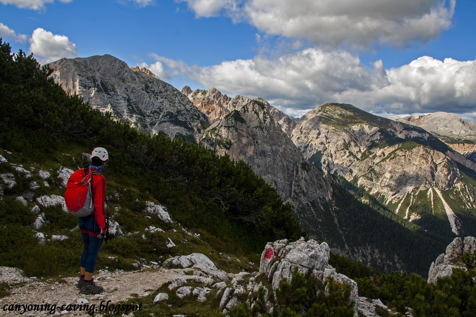 Canyoning - Caving: Via Ferrata Ettore Bovero/Col Rosa, Cortina, Dolomites