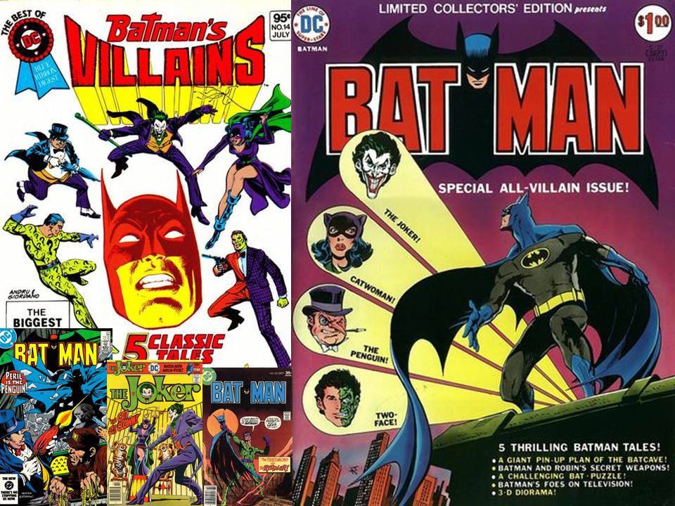 Dave's Comic Heroes Blog: Batman Villains First