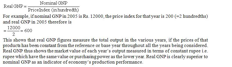 Difference between Nominal GNP and Real GNP, What is implicit price ...