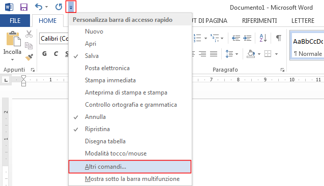 Information Technology: MS Word Quick Tip: Aggiungere il comando ...