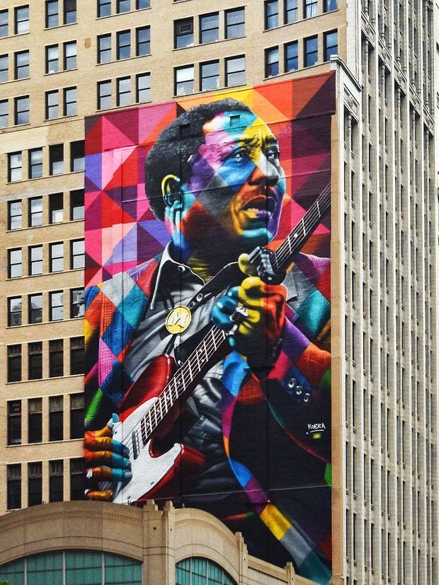 Stones Please Don`t Stop: Mural de Muddy Waters : La ciudad de Chicago ...