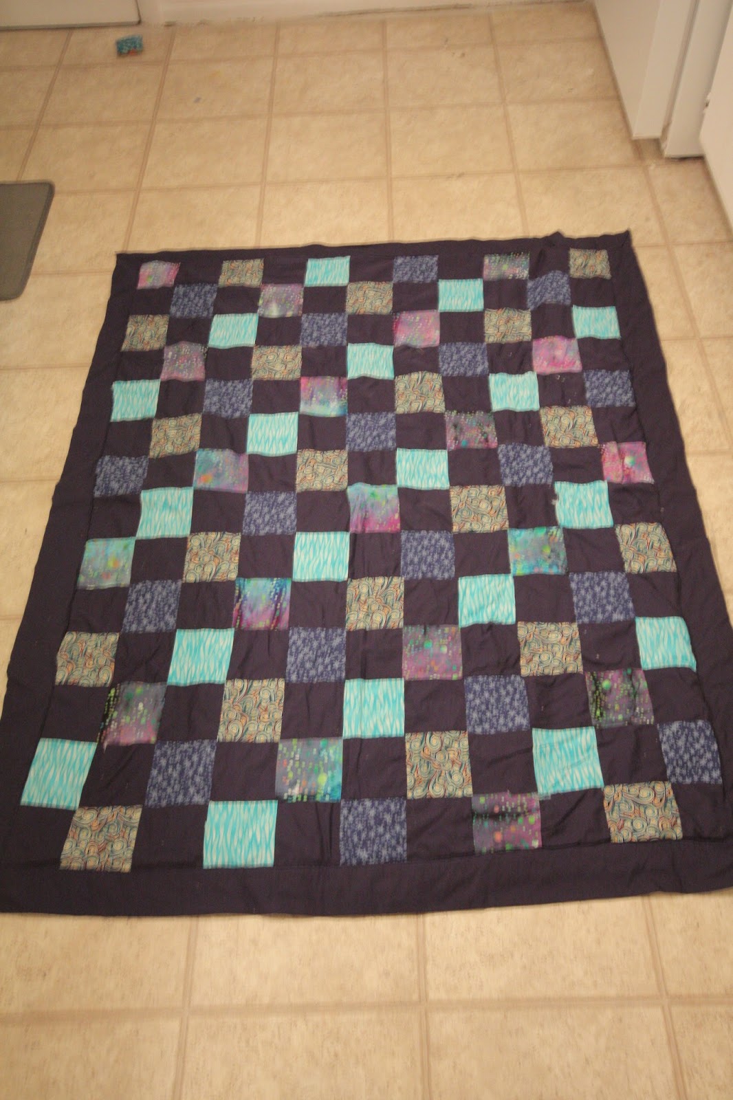 Love for Lions: Checkerboard Quilt