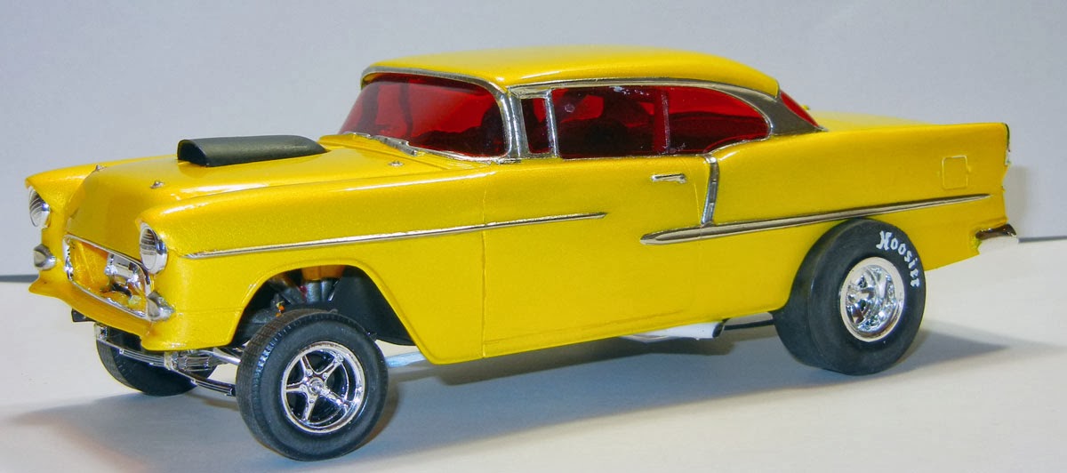 Model Car Builder Blog: 55 Chevy Badman--Finished--Better Late than Never
