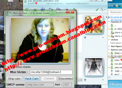 Spy Webcam fille - Hack Webcam - Msn & Yahoo & Skype Gratuit: octobre 2012