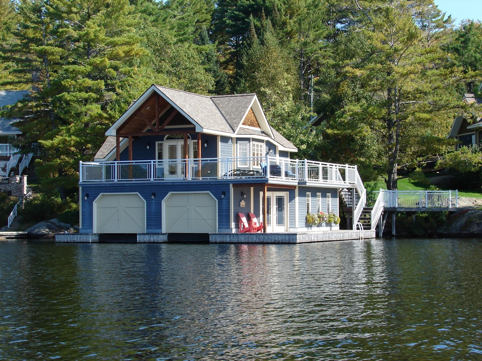 Just things and thoughts: Beautiful Boathouses of Muskoka