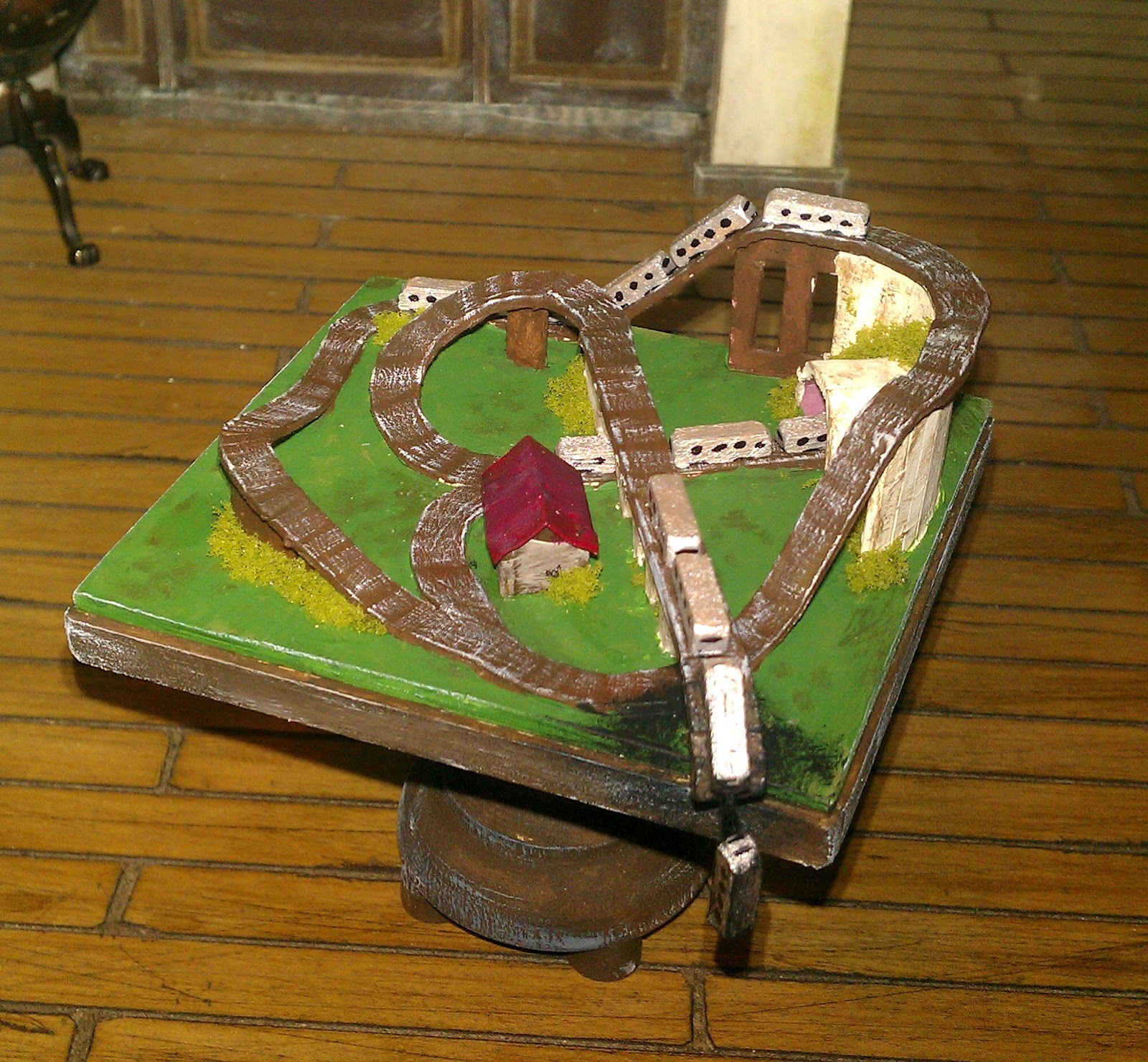 Addams Family Mini-Mansion: Gomez's Train Set and A Give-Away!!!!