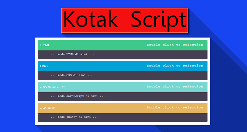 Cara Membuat Kotak Script Keren Di Postingan Blog Settia Blog