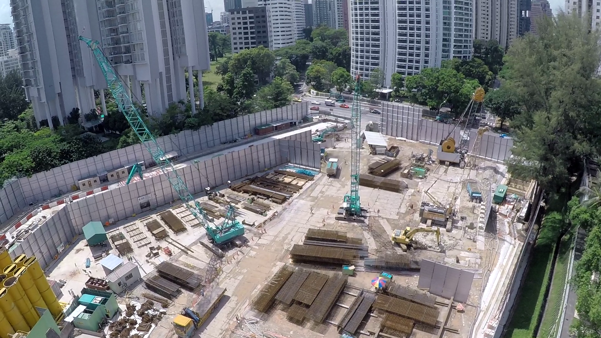 Thomson Line Construction: Great World D-walls (II)
