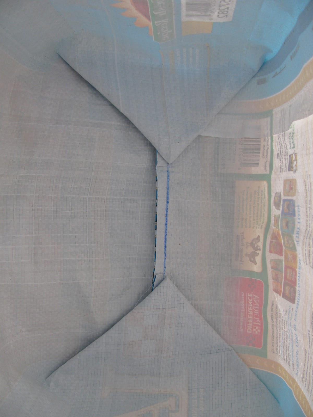 Living Simply and Deliberately: Chicken Bag Tutorial