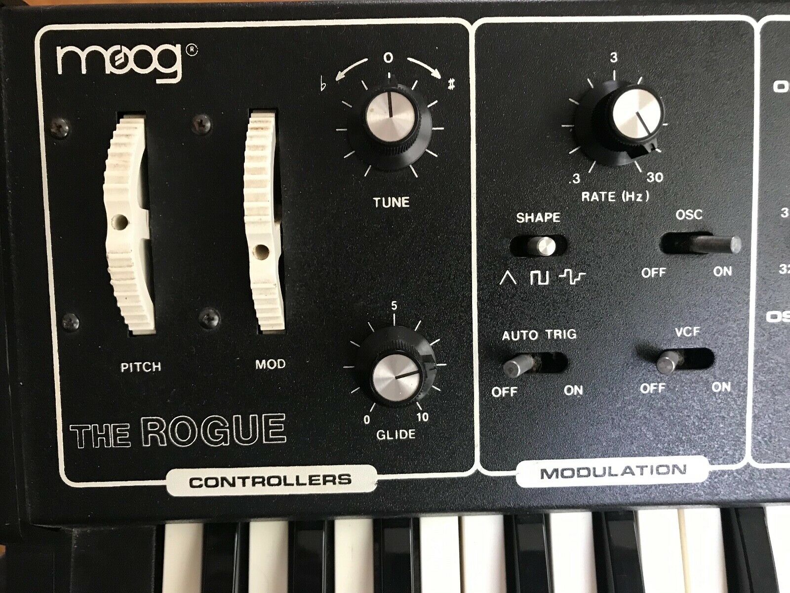 MATRIXSYNTH: Moog Rogue - Vintage Analog Synthesizer SN 8841