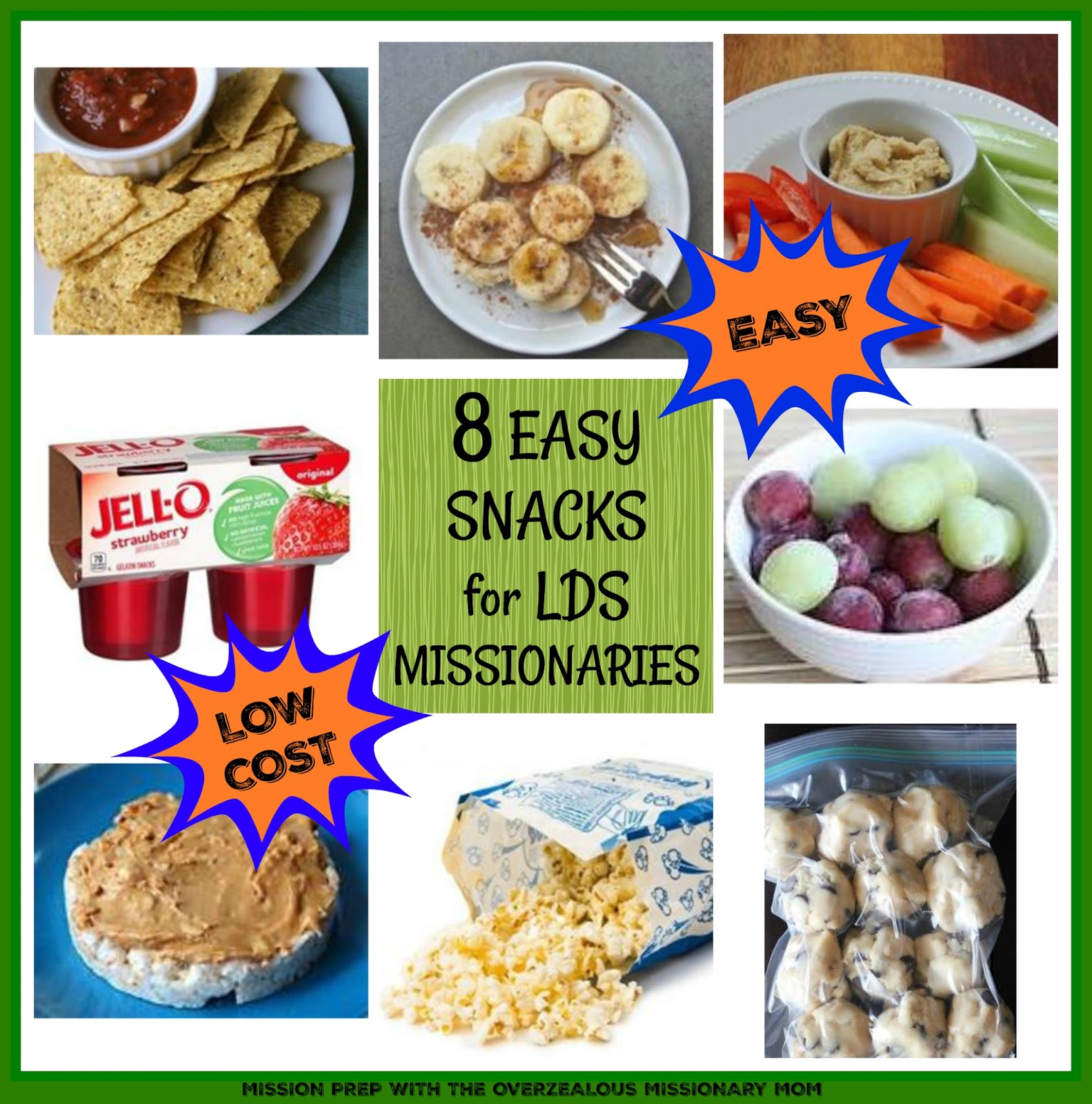 Missionary Momming with the Overzealous Missionary Mom: 8 SNACK FOODS ...