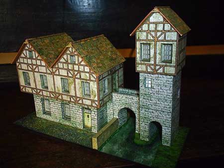 Papercraft - European Tower Bridge - Papercraft4u | Free Papercrafts ...