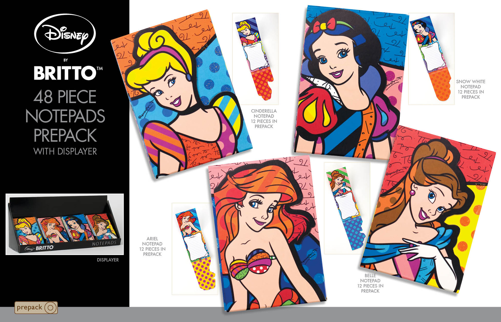 Filmic Light - Snow White Archive: Britto Notepads