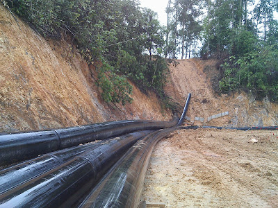 Proyek pipa HDPE di Indonesia | Proyek Pipa Transmisi HDPE