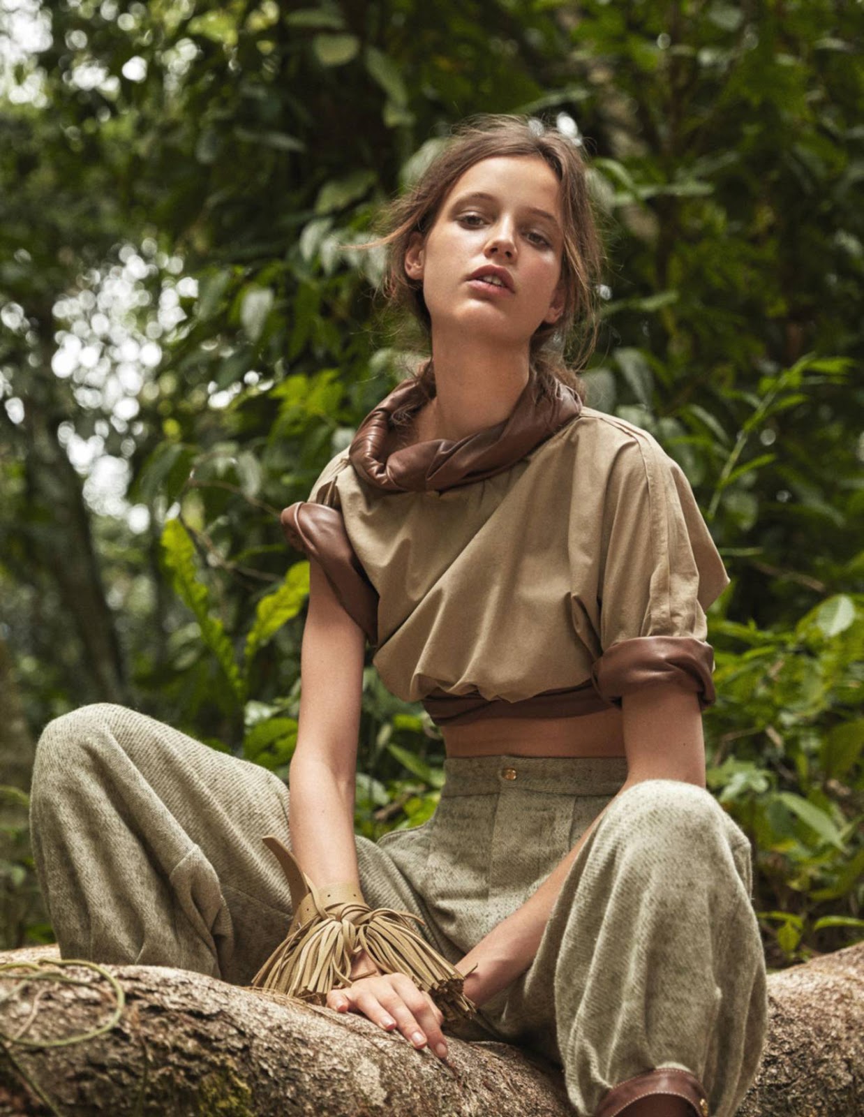 Heloise Giraud in Grazia France March 9th, 2017 by Andoni & Arantxa