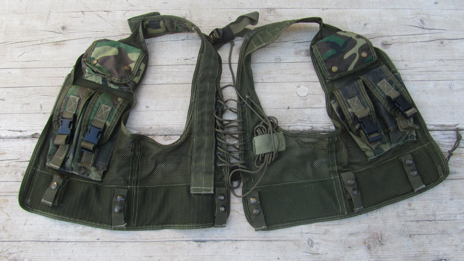 Webbingbabel: ABA QRV Tactical Equipment Vest - Woodland