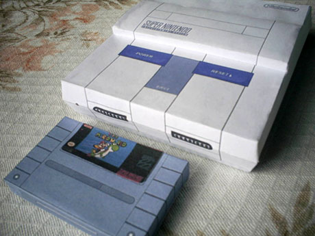 Super Nintendo Entertainment System (SNES) Papercraft | Paperized Crafts