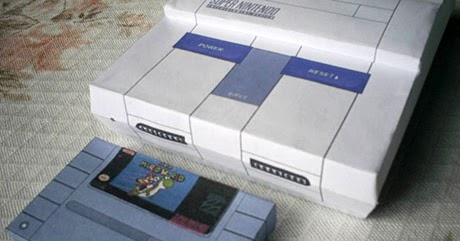 Super Nintendo Entertainment System (SNES) Papercraft | Paperized Crafts