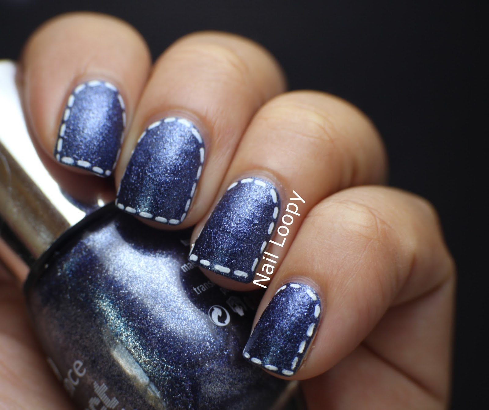 nail loopy: ESSENCE DENIM EFFECT JEANS NAIL ART