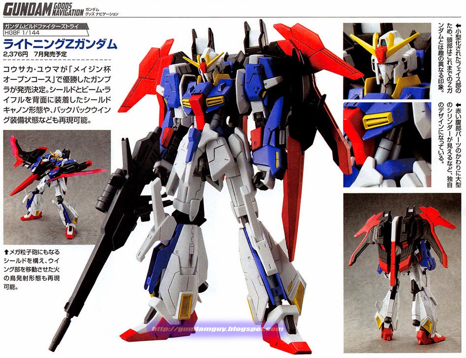 GUNDAM GUY: HGBF 1/144 Lightning Zeta Gundam - New Images & Release ...