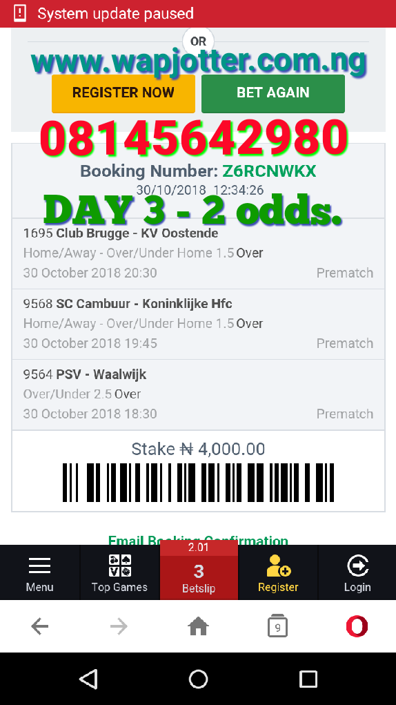 2nd Edition: 10 Days Ultimate Rollover of 2odds.