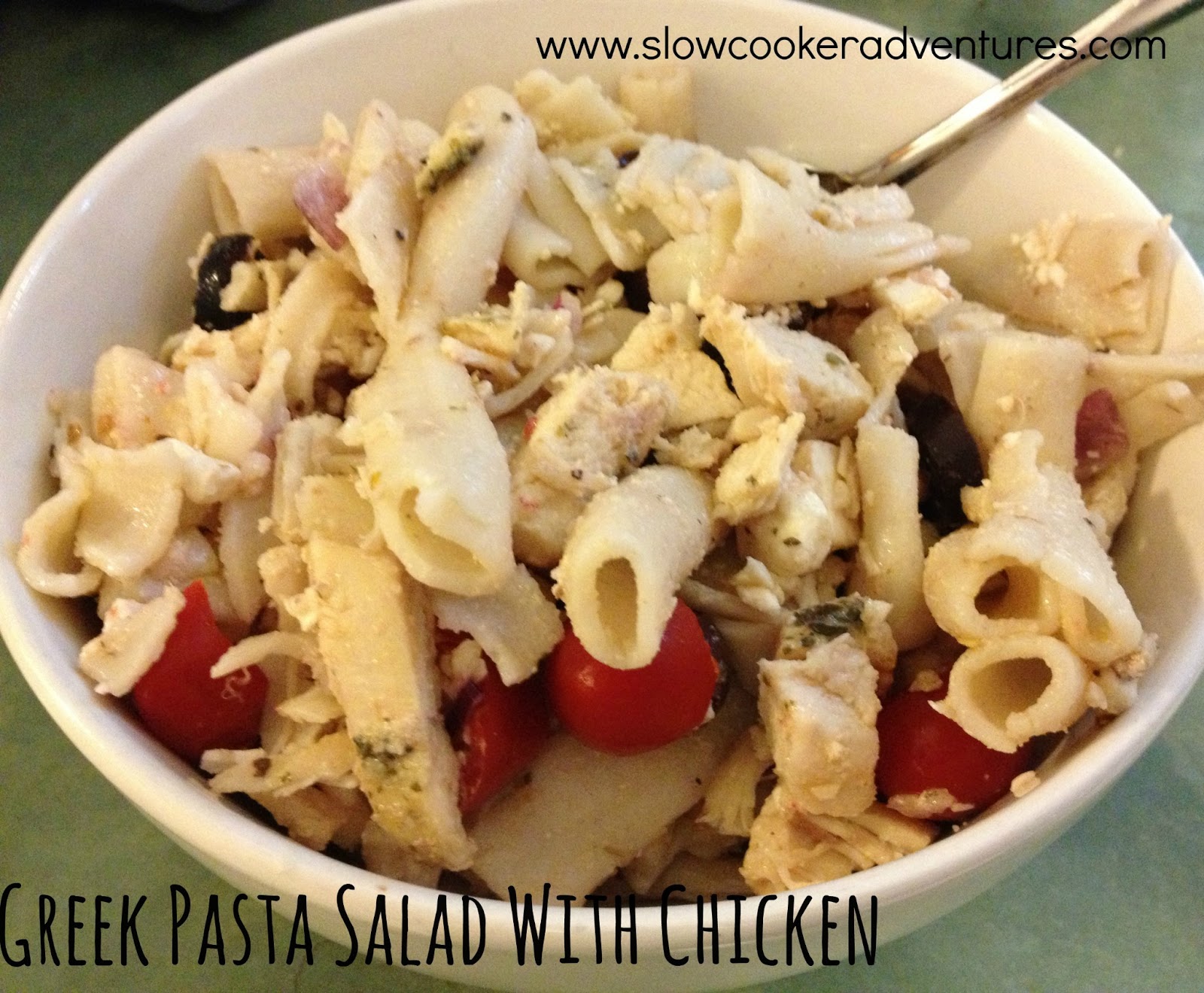 A Busy Mom's Slow Cooker Adventures: Gluten-Free Greek Pasta Salad with ...