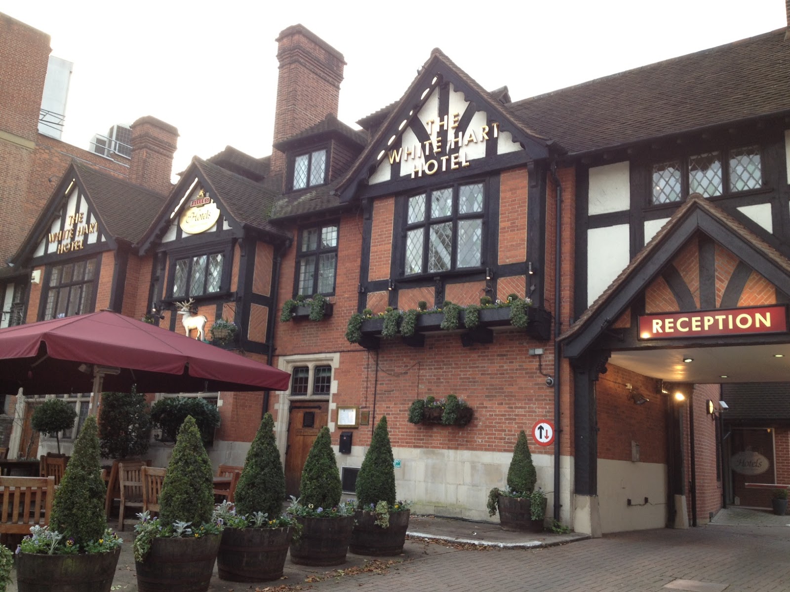 Check out a hotel room: The White Hart Hotel - Room 206