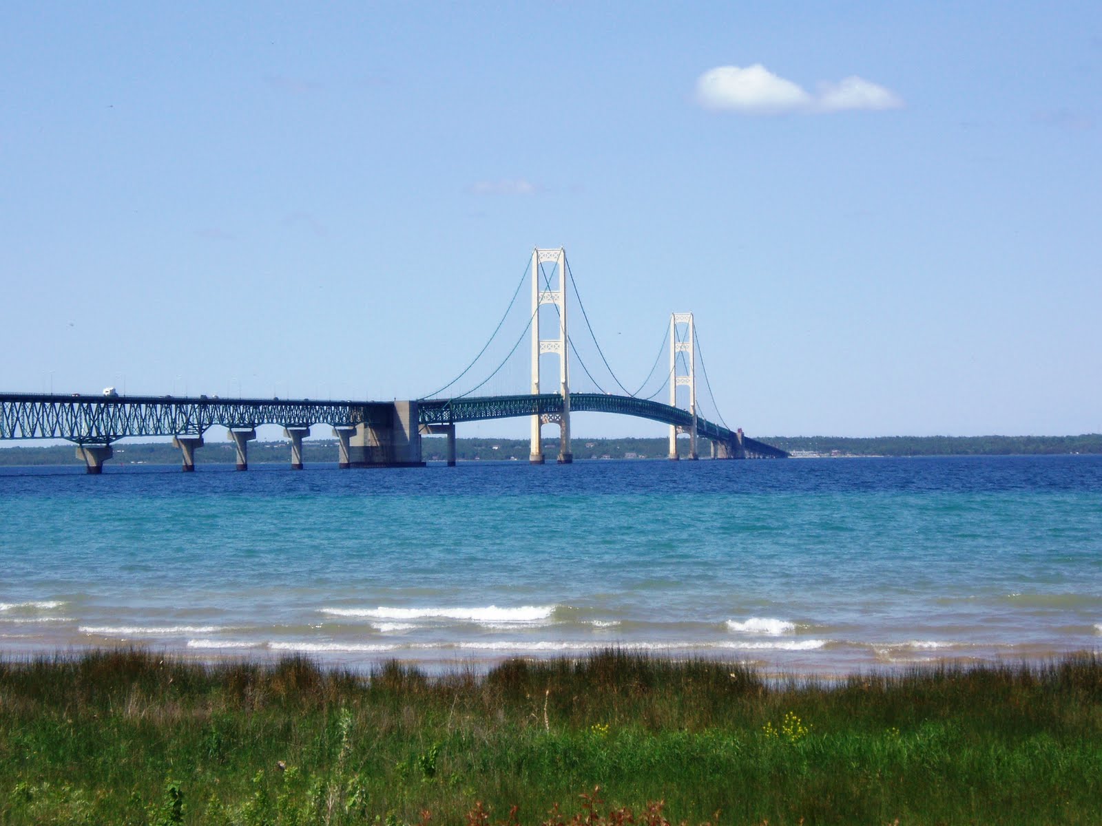 History and Culture by Bicycle: Mackinac Bridge