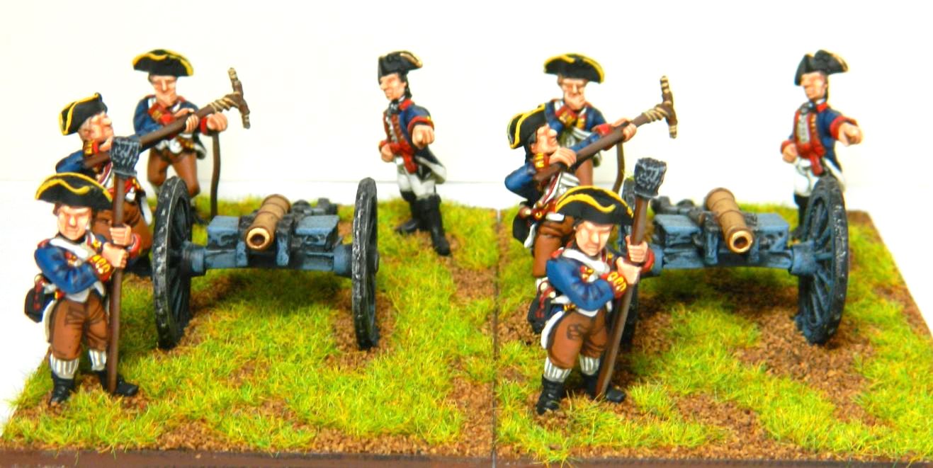 MacPhee's Miniature Men: 28mm AWI British Artillery